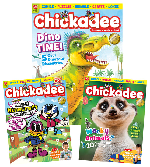 Chickadee Magazine: ages 6-9 – Bayard jeunesse