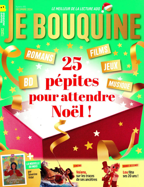 JE BOUQUINE #490 - DÉCEMBRE 2024 – Bayard jeunesse