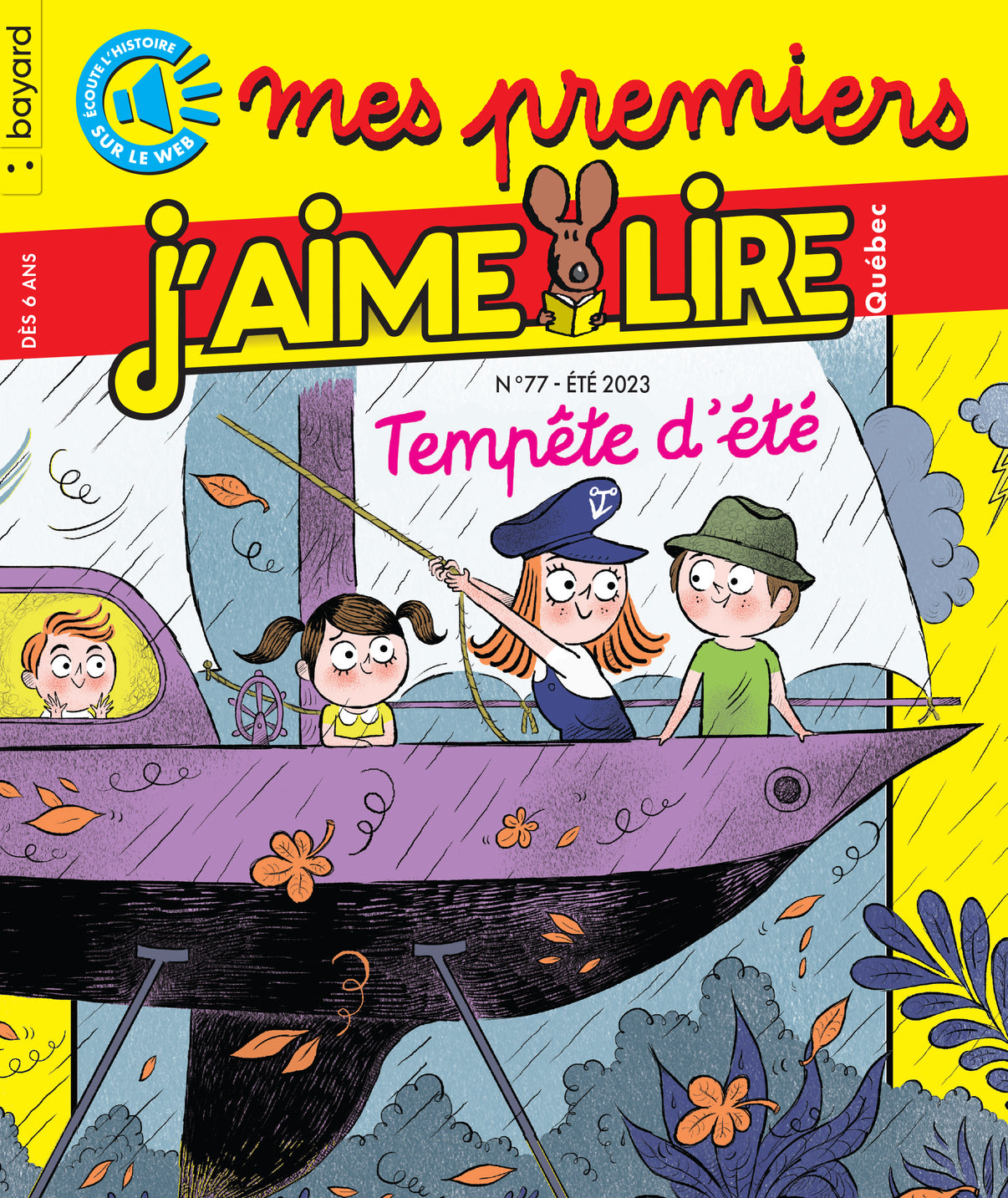 MES PREMIERS J'AIME LIRE QUÉBEC NO 77 - Été 2023 – Bayard jeunesse
