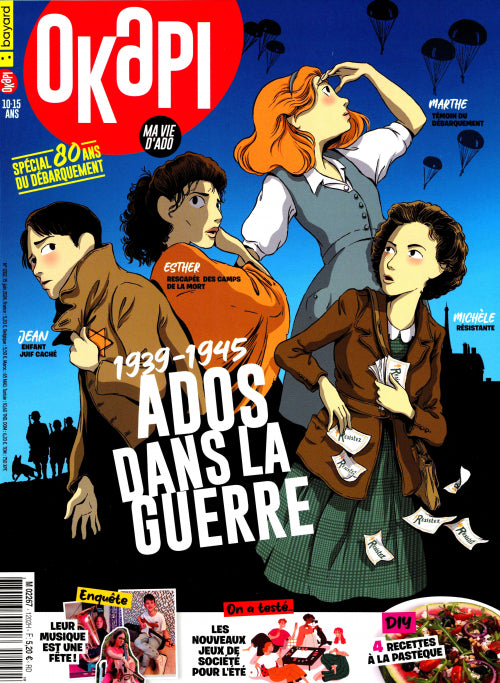 OKAPI : Abonnement magazine, adolescent 10 à 15 ans – Bayard jeunesse