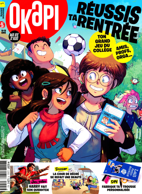 OKAPI : Abonnement magazine, adolescent 10 à 15 ans – Bayard jeunesse