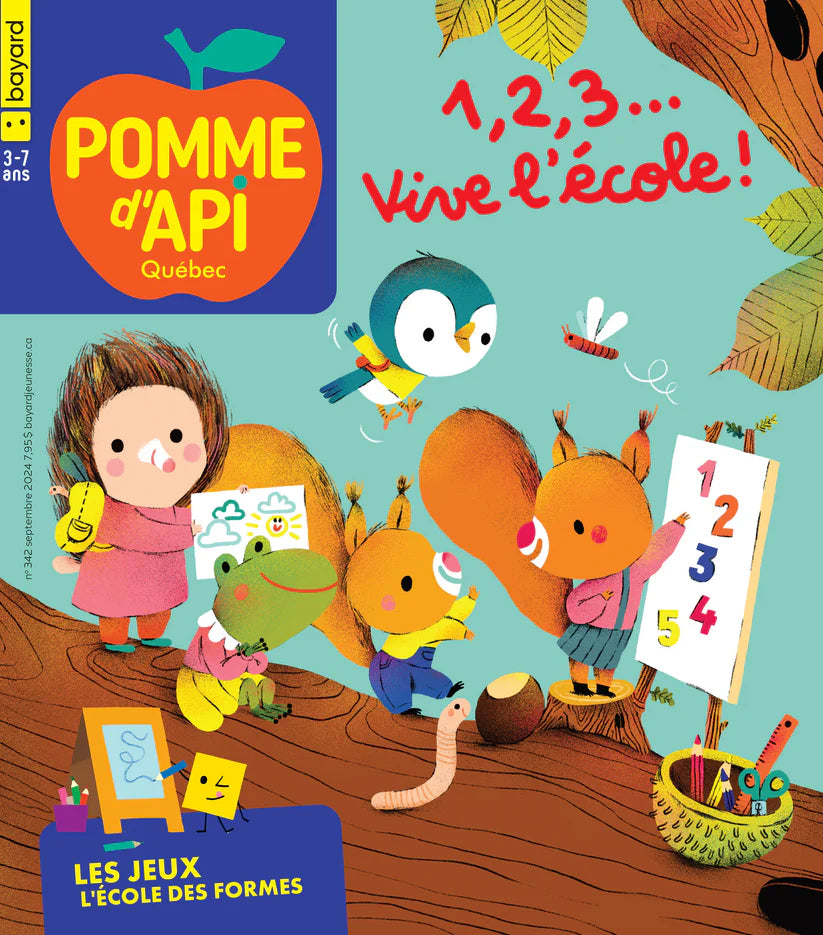 POMME D'API : Abonnement magazine, enfant 3 à 7 ans – Bayard jeunesse