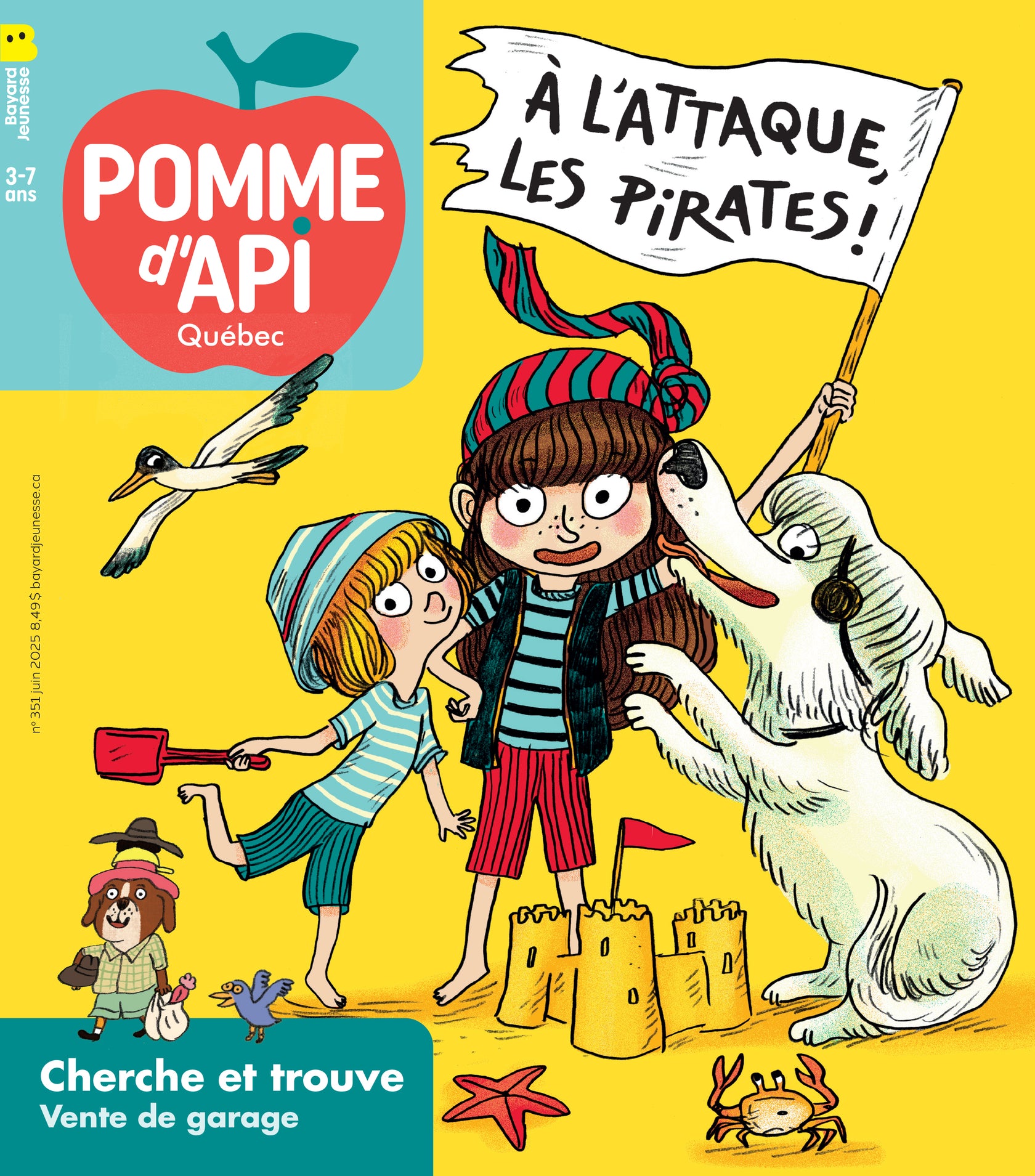 POMME D'API : Abonnement magazine, enfant 3 à 7 ans – Bayard jeunesse
